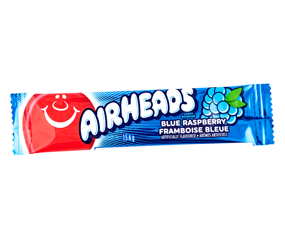 AIRHEADS Blue Raspberry 15.6g (Case of 36) – Larrys Cash & Carry